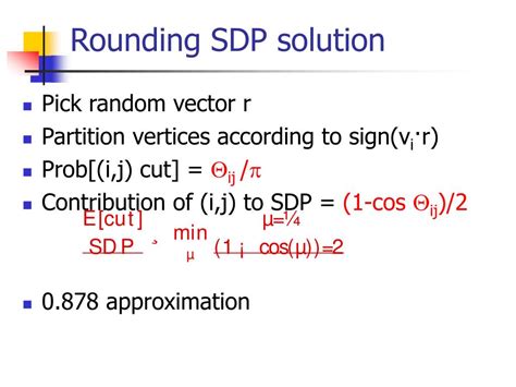 Ppt New Insights Into Semidefinite Programming For Discrete