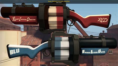 Team Themed Grenade Launcher Mod For Team Fortress 2 Tf2 Mods