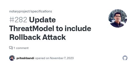 Update Threatmodel To Include Rollback Attack · Issue 282