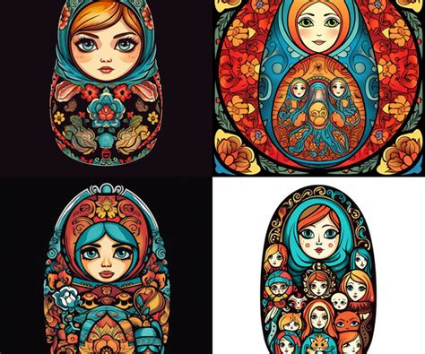 Artstation Matryoshka Doll Artworks