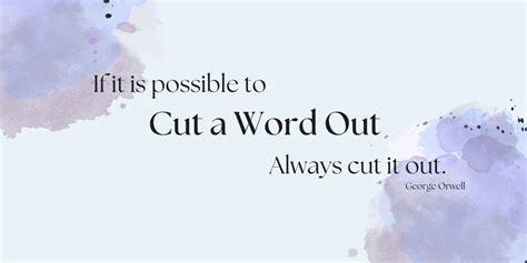 Cut A Word Out Simplicity Vs Clarity