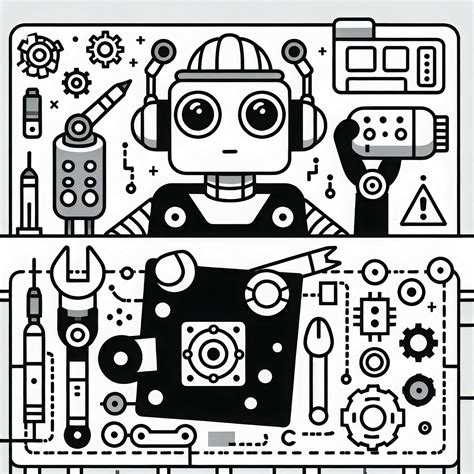 Panduan Mewarnai Komponen Robot Mudah Gratis