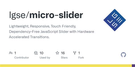 Github Lgsemicro Slider Lightweight Responsive Touch Friendly Dependency Free Javascript