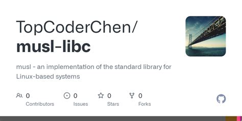 Github Topcoderchenmusl Libc Musl An Implementation Of The