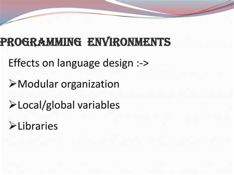 Programming Language Design And Implemenation Ppt