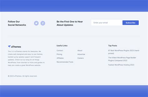 Footer Ui Design Copied From Athemes By Abdur Rahman On Dribbble