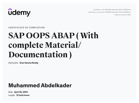 Muhammed Abdelkader On Linkedin Udemy Course Completion Certificate