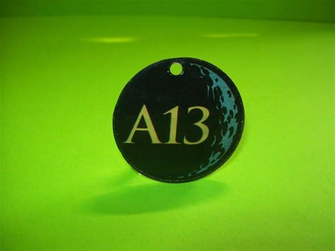 Apollo 13 Pinball Machine Plastic Key Chain 1995 Game Original Promo A13