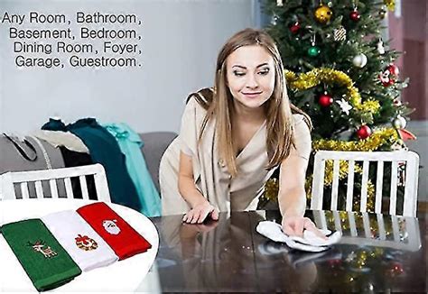 Julhand Gäst Kökshandduk Set Julset 3 Pack Fruugo Se