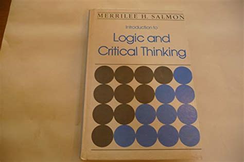 introduction logic critical thinking first edition abebooks