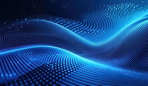 Abstract Digital Waveform Visualization Generate Ai Premium Ai