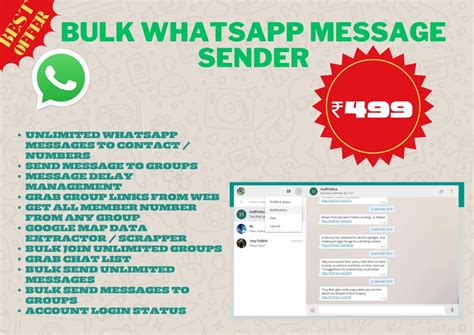 Bulk Whatsapp Message Sender At ₹ 499 In New Delhi Id 2853448484691