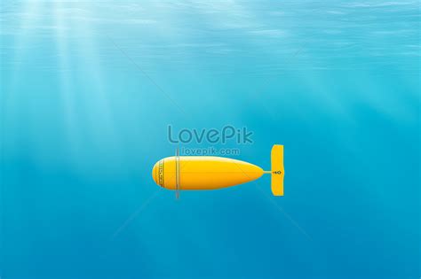 바다속의 잠수함 배경 사진 및 창의적인 일러스트 무료 다운로드 Lovepik