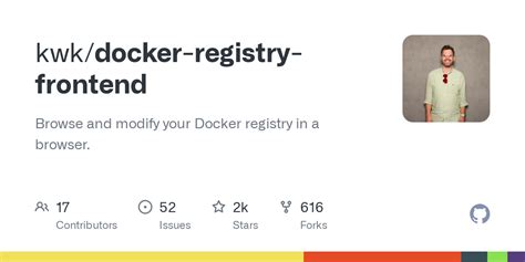 Github Kwkdocker Registry Frontend Browse And Modify Your Docker Registry In A Browser