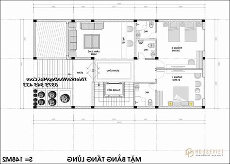 Bản Vẽ Mặt Bằng Khách Sạn Mini 5 Tầng Tân Cổ điển Luxury Hotel T06 2022