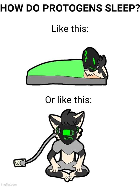 How Do Protogens Sleep By Brosoulwatch On X Or Twitter Imgflip