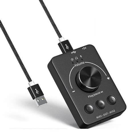 Sound Controller Usb Computer Volume Control Knob Bluetooth Compatible External Volume Control