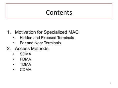 Mobile Computing Wireless Medium Access Control MAC PDF
