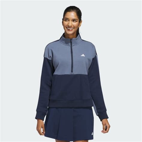 Adidas Half Zip Jacket Blue Adidas Australia