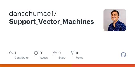Support Vector Machines Support Vector Machines Ipynb At Main Danschumac Support Vector