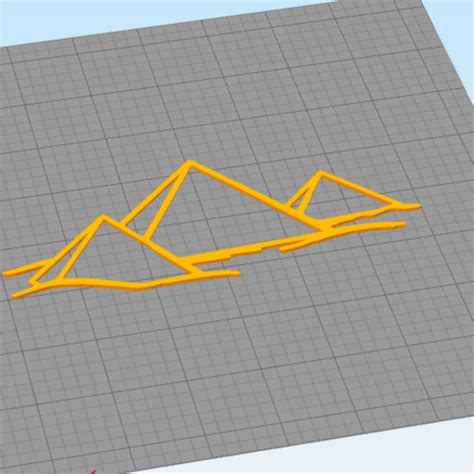 Download Stl File Wall Decor Egipt Pyramids • 3d Printable Model ・ Cults