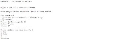 Github Fsfer01consultando Cep Com Python Meu Repositório Envolvendo