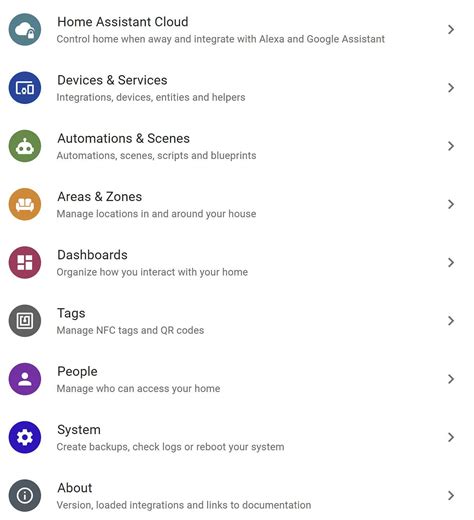 The Home Assistant Configuration Menu Is Getting A Reshuffle