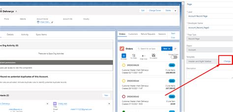 Change Lightning Record Page Template Button Is Not Working