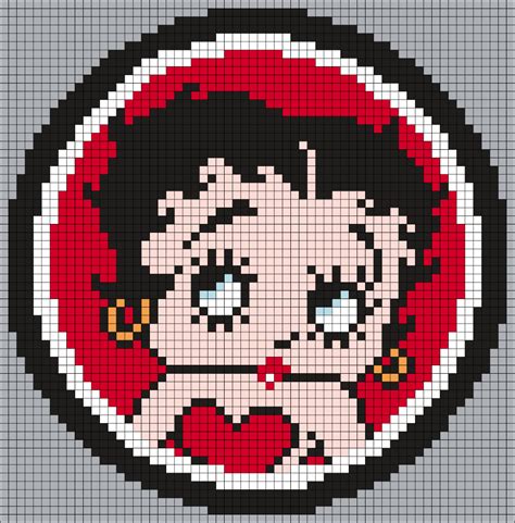 Perler Bead Art Perler Beads Betty Boop Plastic Canvas Pixel Art My Xxx Hot Girl