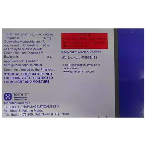 Pregaba D Capsule Uses Price Dosage Side Effects Substitute Buy Online