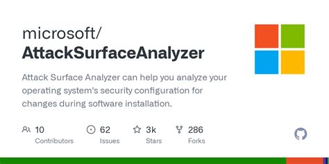 home · microsoft attacksurfaceanalyzer wiki · github