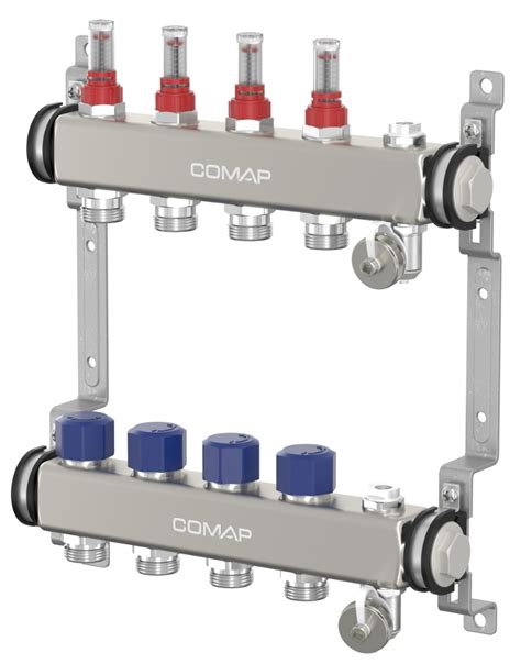 ᐉ Колектор розподільчий з витратомірами Comap G 1 F на 10 контурів G 3