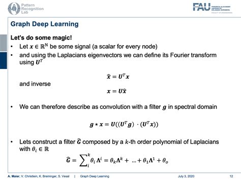 Lecture Notes In Deep Learning Graph Deep Learning Part 1 Pattern