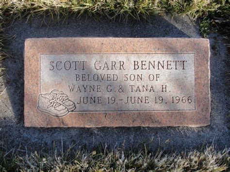 Scott Garr Bennett 1966 1966 Find A Grave Memorial