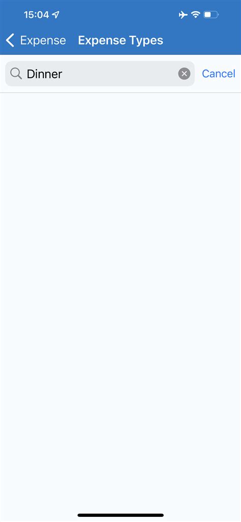 Expense Type Not Populating Sap Concur Community