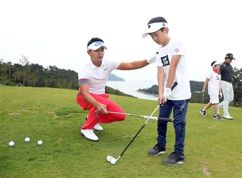 포토 원포인트레슨 골프 유망주 대상 박상현의 원포인트 레슨 골프타임즈