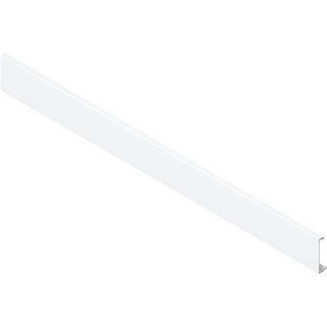 Blum Canada Ltd Tandembox Front Piece With Groove For Interior Roll Out With Design Element Silk