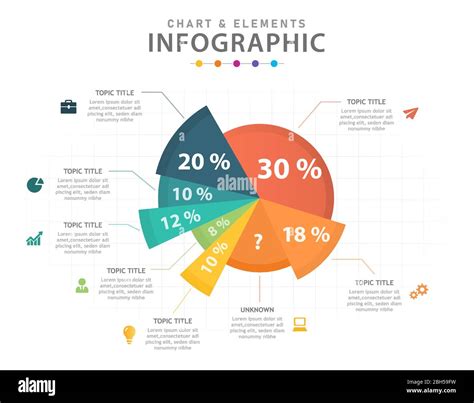 Infographic Template For Business 8 Steps Pie Chart Diagram Element