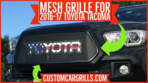 Toyota Tacoma 2016 2017 Mesh Grill Installation How To By