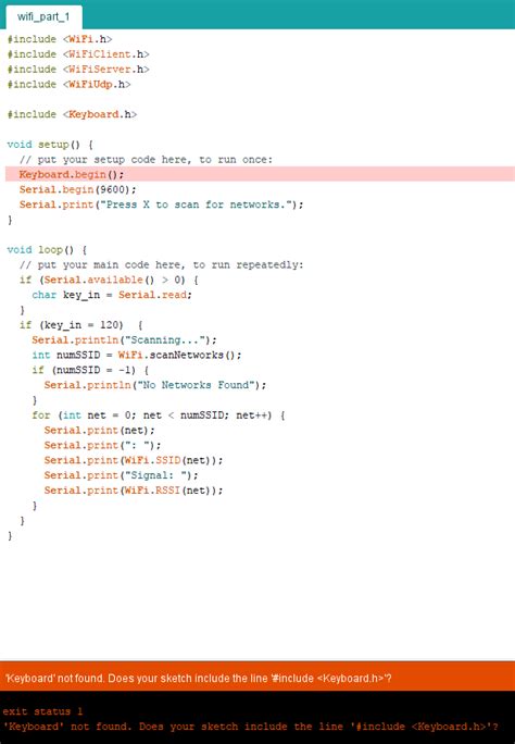 Include Not Working Rarduino