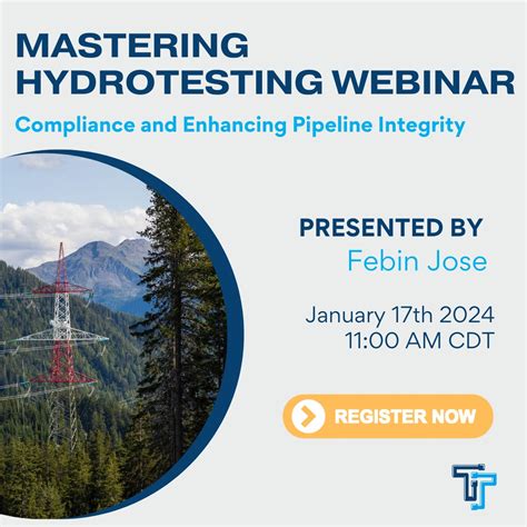 learn hydrotesting and pipeline integrity with technical toolboxes