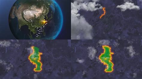 江苏省南京市地图ae模板ae模板下载