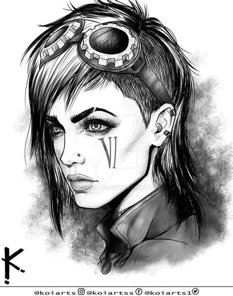 Vi Portrait Fan Art By Koiarrts On Deviantart