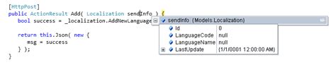 C Cannot Pass Struct Parameters Via Ajax To A Controller Using Asp