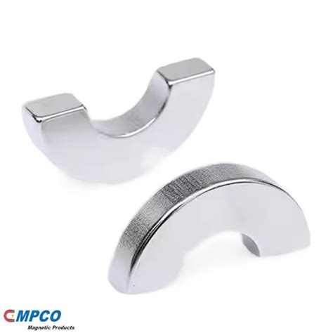 Half Ring U Shape Ndfeb Magnet N35ah