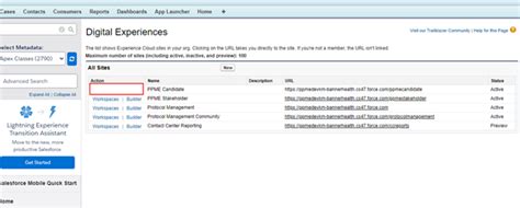 Enable The Missing Workspaces Builder Link For Communities