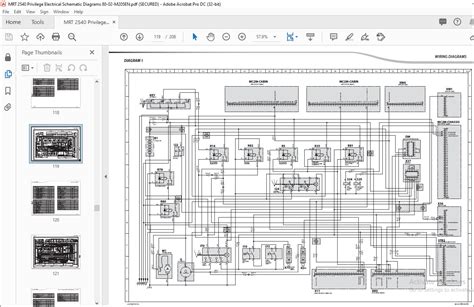 Manitou Mrt 2540 Privilege Electrical Schematic Manual Section 80 Only