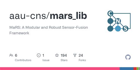 github aau cns mars lib mars a modular and robust sensor fusion