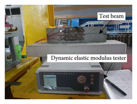 The Dynamic Elastic Modulus Measurement A Front B Back