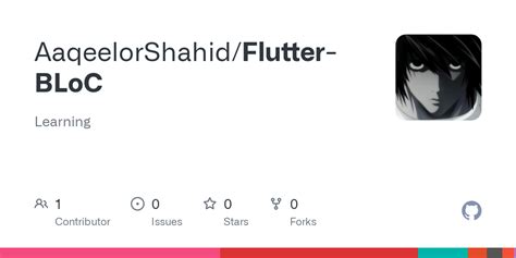 Github Aaqeelorshahid Flutter Bloc Learning